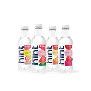 Amazon.com: Hint Water Red Variety Pack (Pack of 12), 16 Ounce Bottles, 3 Bottles Each of: Peach ...