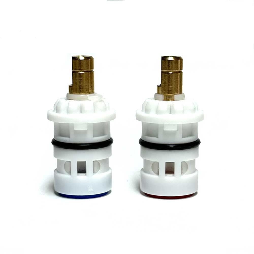 Plug in/push fit Plastic replacement ceramic disc tap valve cartridge ...