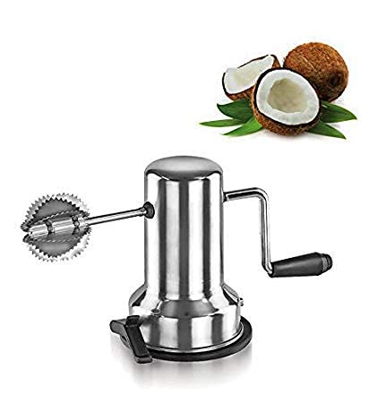 Buy GALV Stainless Steel Coconut Scraper with Vacuum Base, Coconut ...