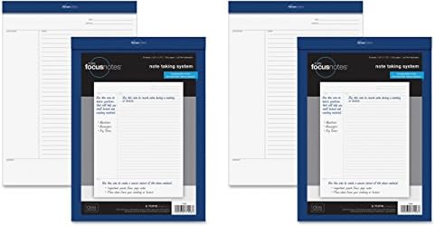 Amazon.com : Tops Focus Notes Legal Pad, 2 Packs : Office Products