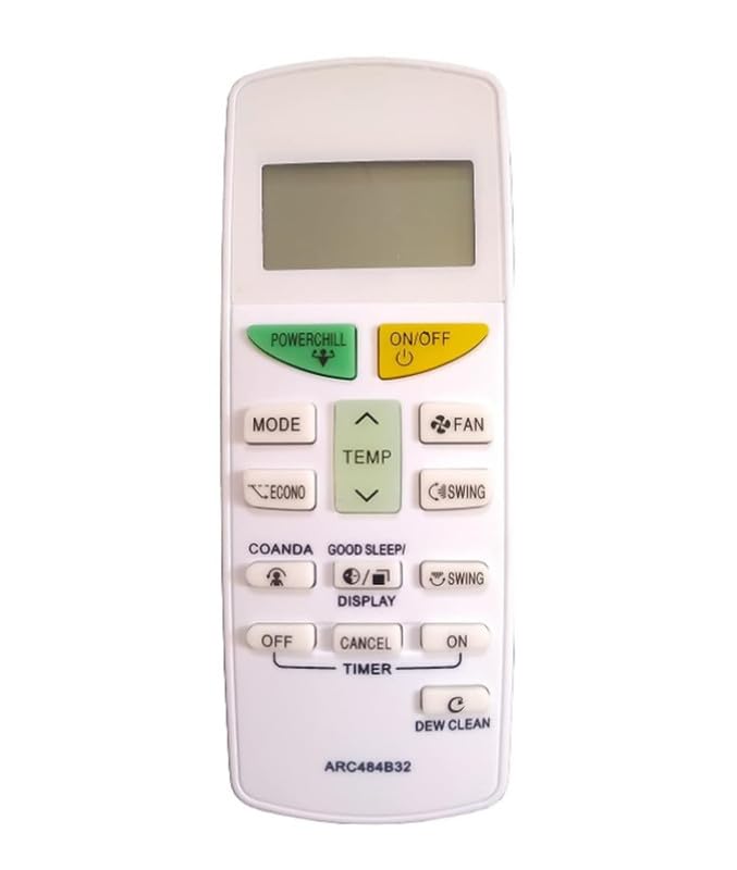 TMQ Air Conditioner Remote Compatible with Daikin Split AC Remote ...