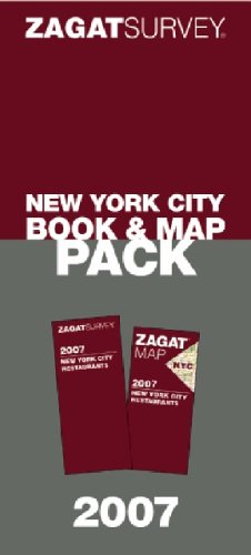 Zagat 2007 New York City Book & Map Pack : Gathje, Curt, Diuguid, Carol ...