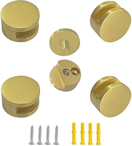 Amazon.com: Ykendz Mirror Clips, Round Shape Wall-Mounted Mirrors ...