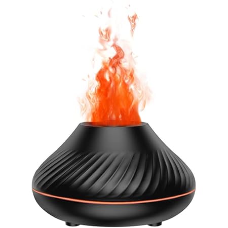 Amazon.com: Upgraded 7 Color Flame Fireplace Air Aroma Essential Oil ...
