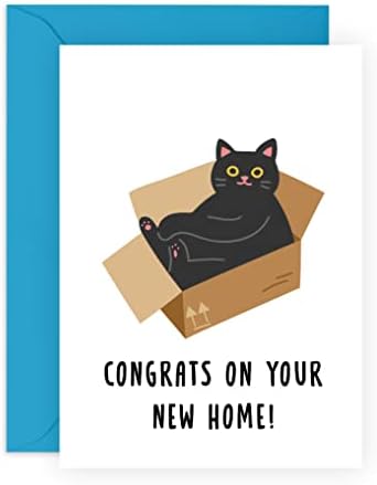 Central 23 Cat New Home Card - Congratulations On Your New Cat Card ...