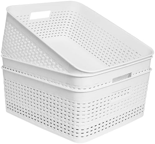 Amazon.com - Soddeph Plastic Storage Baskets for Cabinets, Household ...