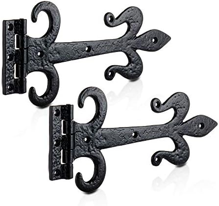 IRONMONGERY WORLD® Black Antique CAST Iron Decorative Fancy Vintage ...