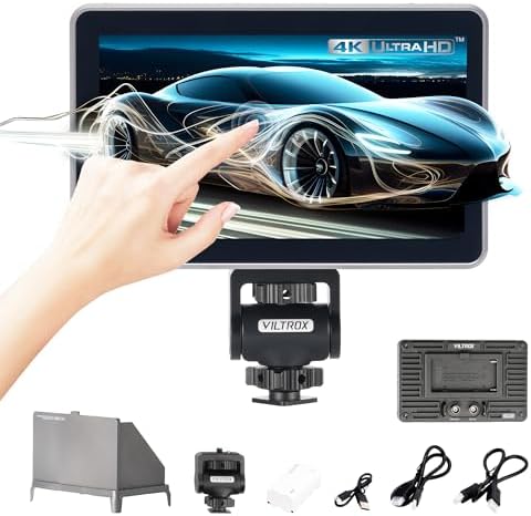 Amazon.com : VILTROX DC-X3 Touchscreen Camera Field Monitor, 6 Inch 4K ...