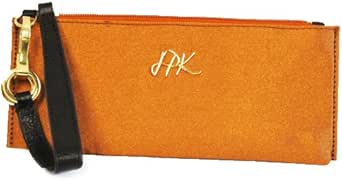 JPK Paris Kate Fold Satin Wristlet (Burnt Orange): Handbags: Amazon.com