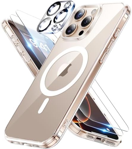 Amazon.com: QiiStar Privacy Case for iPhone 16 Pro,Clear Magnetic ...