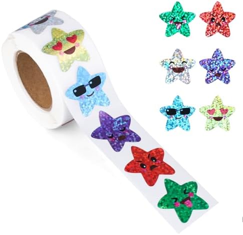 Amazon.com : Star Stickers for Kids Reward, 1960pcs Small Star Stickers ...