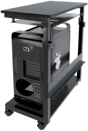 Amazon.com: Cheete 3 Tier Computer Stand for Desktop Tower, Mobile ...