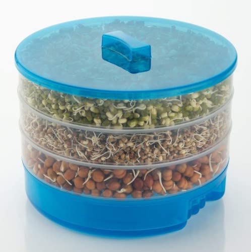 Massive Reckon® Plastic Sprout Maker with 3 Layer Containers - Grains ...