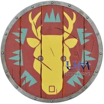 Amazon.com: Viking Shield Round Wooden Shield Breath of The Wild BotW ...