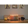 Amazon.com: Kwanzaa Kinara Candle Holder Set with Flameless Battery ...