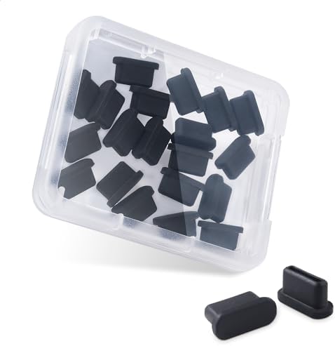 Amazon.com: Cable Matters 20-Pack USB C Port Covers in Black (USB C ...