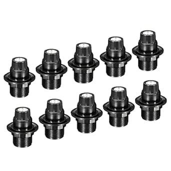 PATIKIL E14 Bulb Holder Light Socket, 10 Pack Screw Thread LED Bulb ...