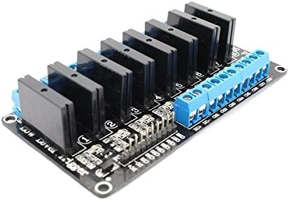 DollaTek Scheda modulo SSR per relè di alto livello 5V a 8 canali per ...