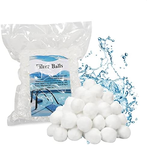Ikodm Pool Filterbälle für Sandfilteranlage, 2100g Filterballs ...