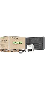 WAAREE Solar 10kW On-Grid Solar System Kit - Three Phase with Non DCR ...
