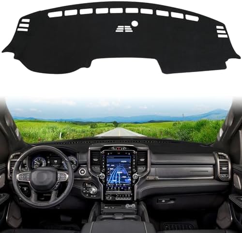 Amazon.com: JOYTUTUS Car Dashboard Dash Cover Mat Compatible with 2019 ...