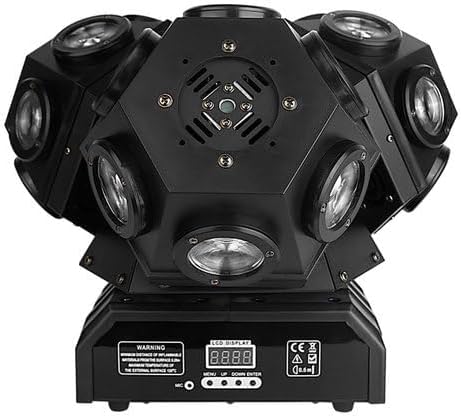 Amazon.com: Dreamland Moving Head DJ Lights, LED RGBW Rotation Disco ...