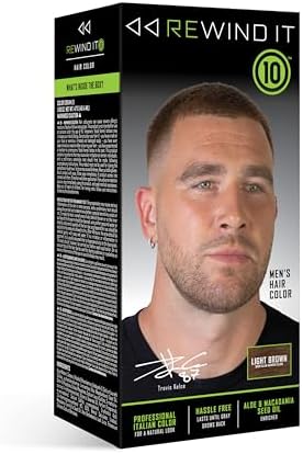 Amazon.com : REWIND IT 10 Light Brown Men's Hair Color : Beauty ...