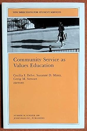 Amazon.com: Community Service as Values Education: New Directions for ...