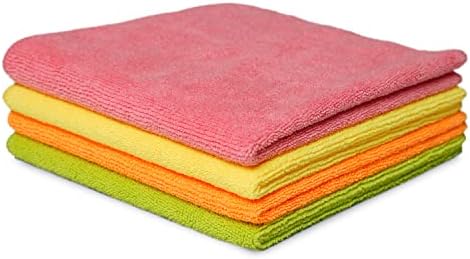 ShineXPro Microfiber Cloth for Kitchen - 4Pcs 40x40 CM - 300 GSM ...