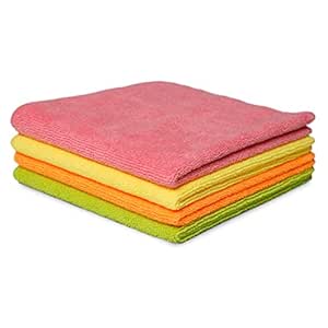 ShineXPro Microfiber Cloth for Kitchen - 4Pcs 40x40 CM - 300 GSM ...