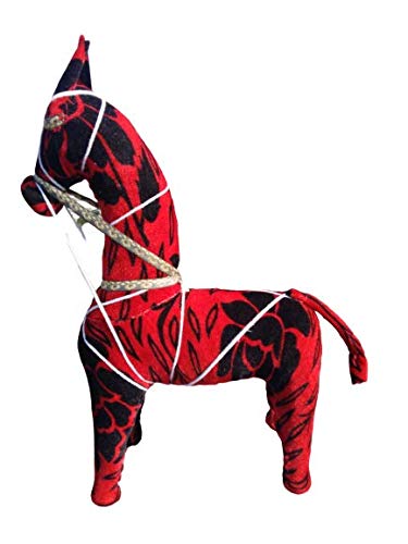 Buy Ras Trader Toys Hand Mad Children Red Horse Gota Work Velvet Kapda ...