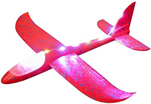 Riddhi Crafts Foam Plane with Light, Set of 1 Glider Plane Large ...
