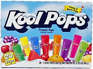 Amazon.com: Kool Pops 20 Freezer Pop 567g : Grocery & Gourmet Food