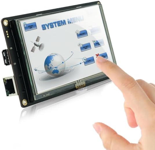 Amazon.com: 4.3 Smart HMI TFT LCD Touch Screen Module + GUI Designer ...