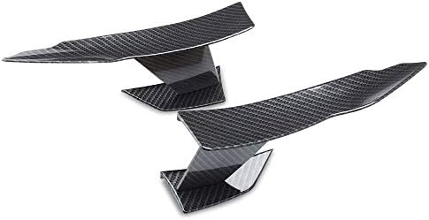 Amazon.com: Srutueo Universal Carbon Fiber Look Car Front Bumper Lip ...