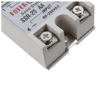 3NH® 2X(SSR-25AA 80-250V 25A Machinery Control AC Solid Module State Relays U1L4) : Amazon.in ...