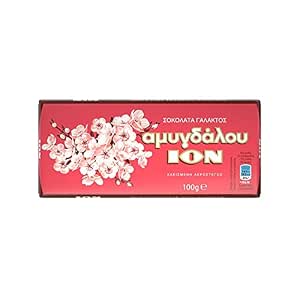 Amazon.com : Milk Chocolate with Almonds 5x100g by ION : Grocery ...