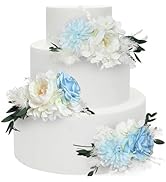 Amazon.com: Rinlong 3Pcs Berry Pink Cake Topper Pre-Made Cake ...