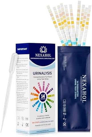 Amazon.com: Urine Test Strips For Urinalysis Full Panel - 14 Parameter ...