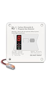 Amazon.com: RV Carbon Monoxide and Propane Detector, 2 in 1 Dual CO/LP ...