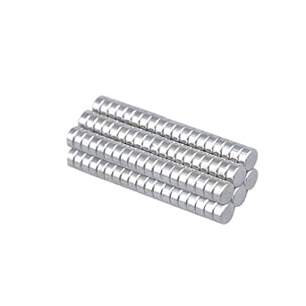 TEKNIS 200pcs 4x2 mm Permanent Small Round Magnet 4x2mm Neodymium ...