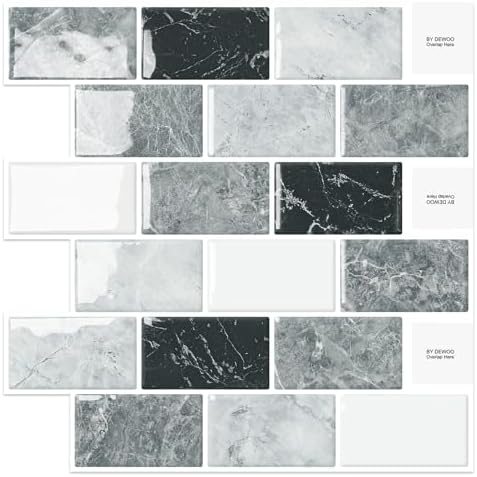 MiFacie Peel and Stick Backsplash Kitchen: 10-Sheet Back Splash Stick ...