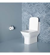 Ruhe® 26x14x29 Inches Nova Ceramic Western Toilet Commode, S-Trap ...