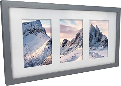 Innoteck Essentials 3 in 1 Matt Grey Premium Wooden Collage Gallery ...