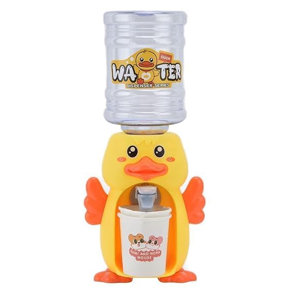 RV Mart Mini Cartoon Duck Water Dispenser for Kids Plastic Water ...