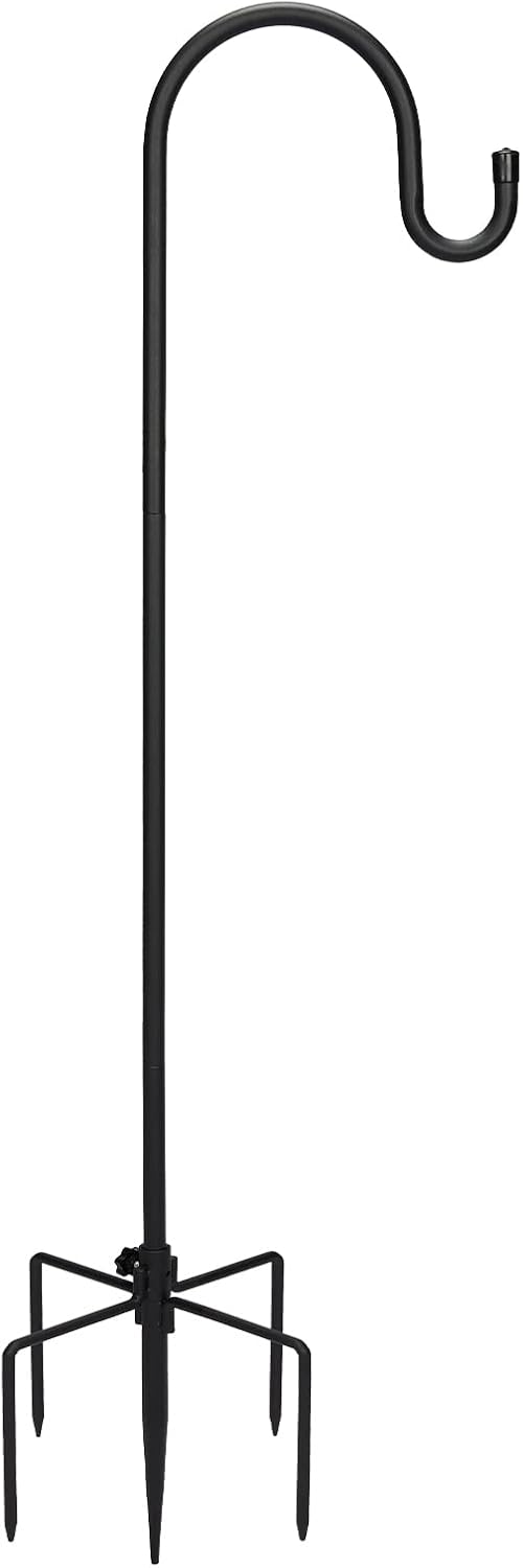 Amazon.com: Kingsyard Adjustable Shepherd Hooks for Outdoor, Heavy Duty ...