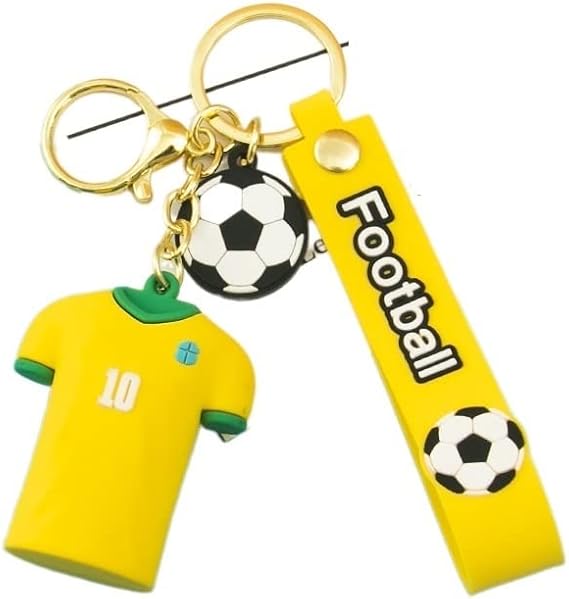 Amazon.com: ISALUX World Cup Football Shirt Key Chain Football Shirt ...
