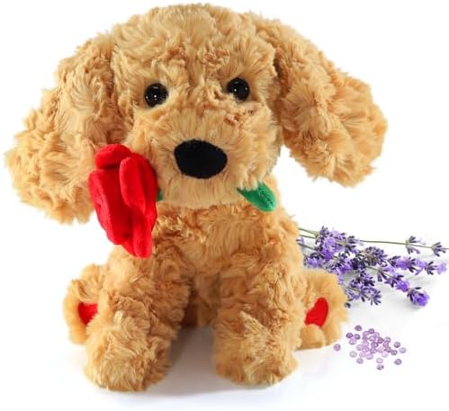 Amazon.com: ChicChicCheck for mom -Soft Stuffed Dog, Cute Plush Dog ...