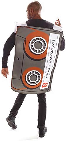 Amazon.com: My Fire Mixtape 80s Halloween Costume - Funny Cassette Tape ...