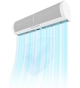 HXCOCKCROW 36 Inch Air Curtain for Doors Commercial, 1350CFM/2363FPM ...